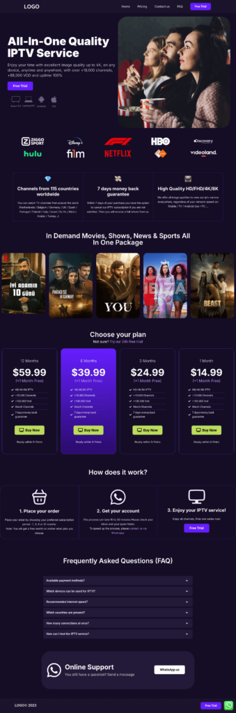 IPTV Template | WordPress IPTV Templates - Iptv Templates