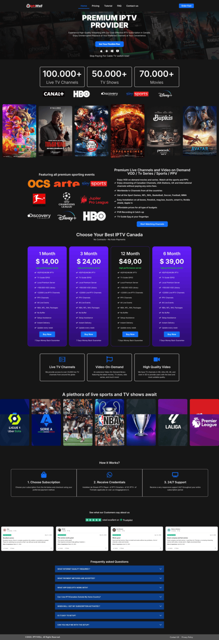 IPTV Template | WordPress IPTV Templates - Iptv Templates